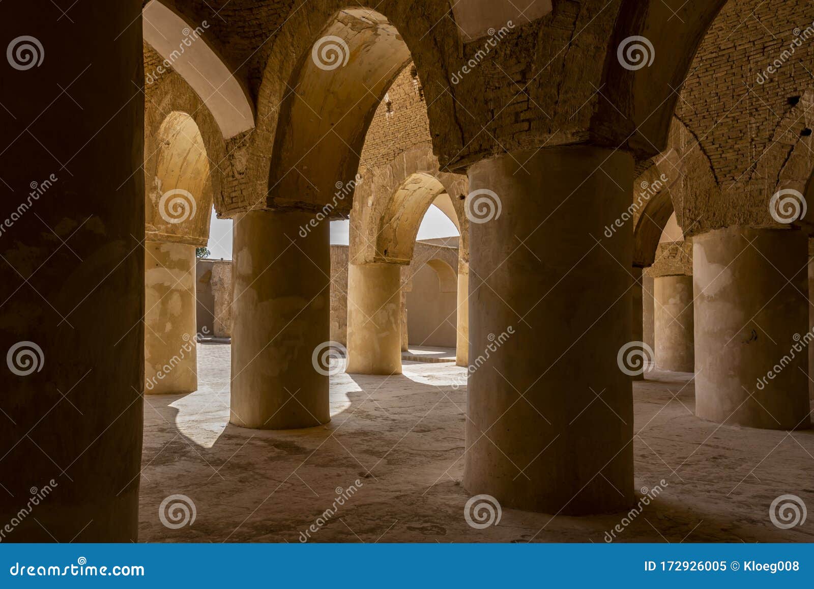 Tarikhaneh Mosque Iran Damghan Editorial Image - Image of historical ...