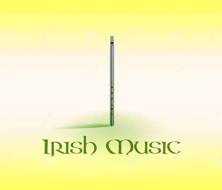 Tarjeta con Tin Whistle ilustración del vector. Ilustración de juego ...