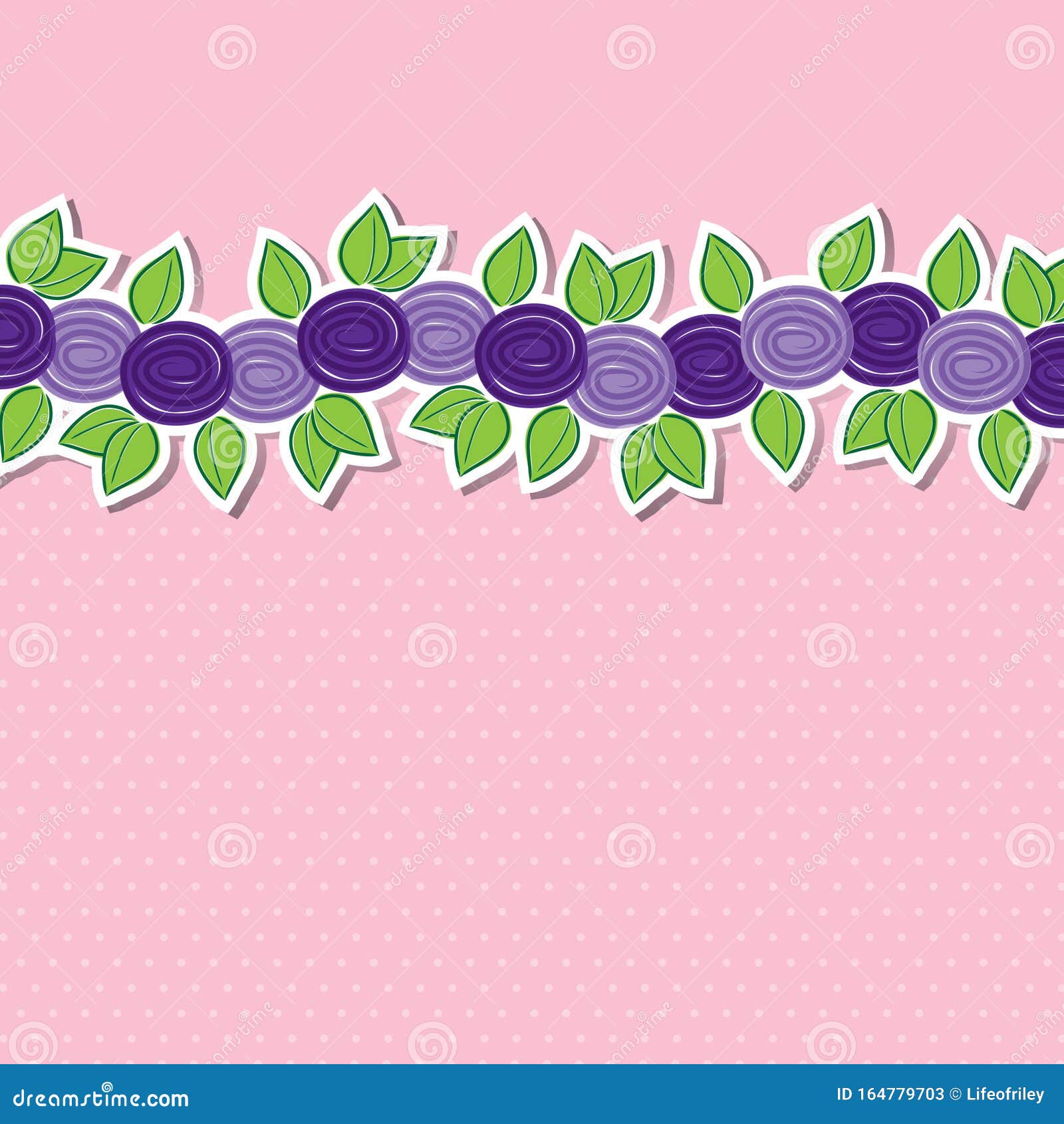 Tarjeta de bandera rosa ilustración del vector. Ilustración de ramo ...