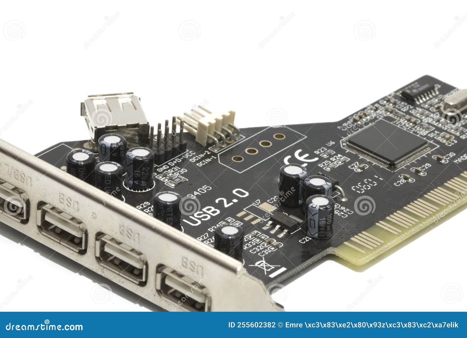 Tarjeta De Circuito Multiplexor Para Dispositivos Usb Foto de archivo ...