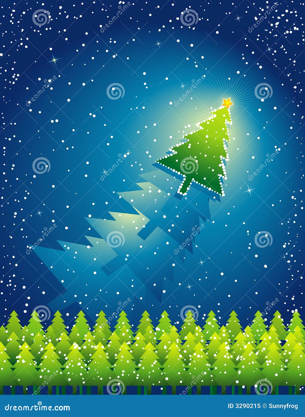 Tarjeta de Navidad, vector ilustración del vector. Ilustración de arte ...