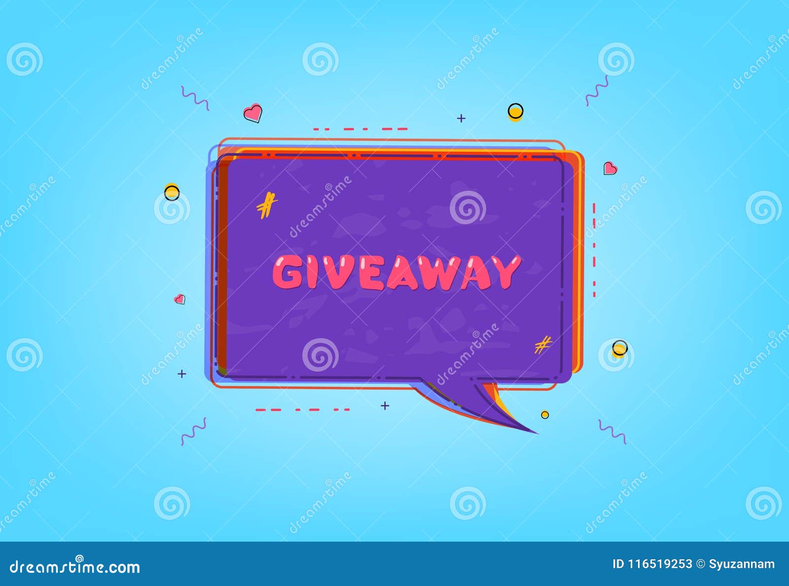 Tarjeta Del Sorteo Ilustración Del Vector Ilustración del Vector ...