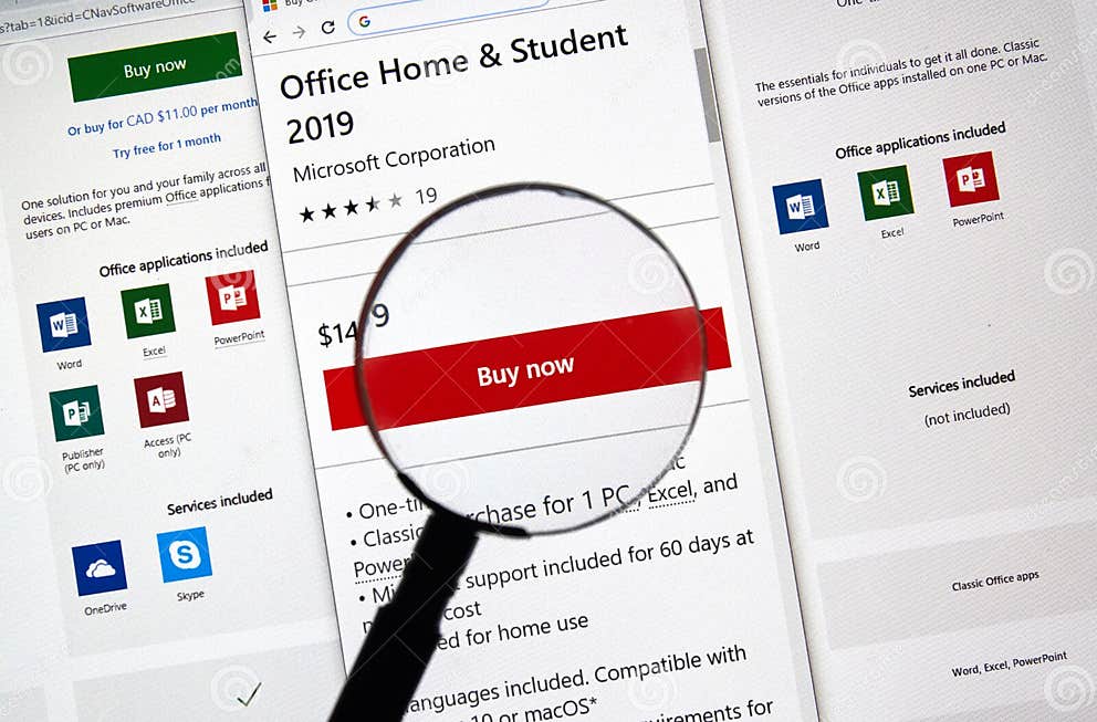 Tarjeta Del Subscribtion De Microsoft Office 365 Foto editorial ...