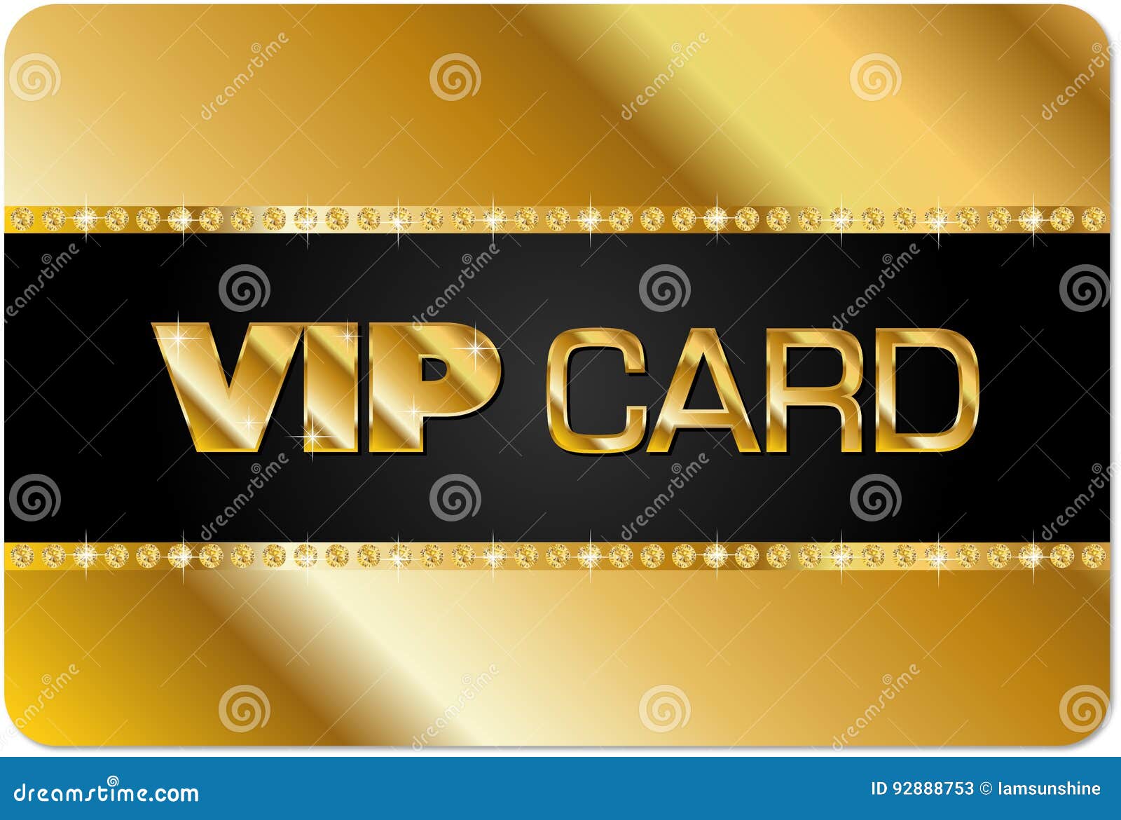 Tarjeta del Vip stock de ilustración. Ilustración de etiqueta - 92888753