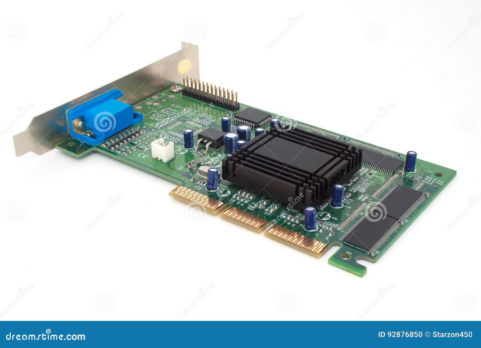 Tarjeta Gráfica Para De Computadora Personal Moderno Foto de archivo ...