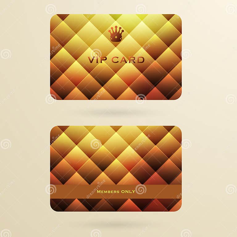 Tarjetas del Vip ilustración del vector. Ilustración de club - 45163122