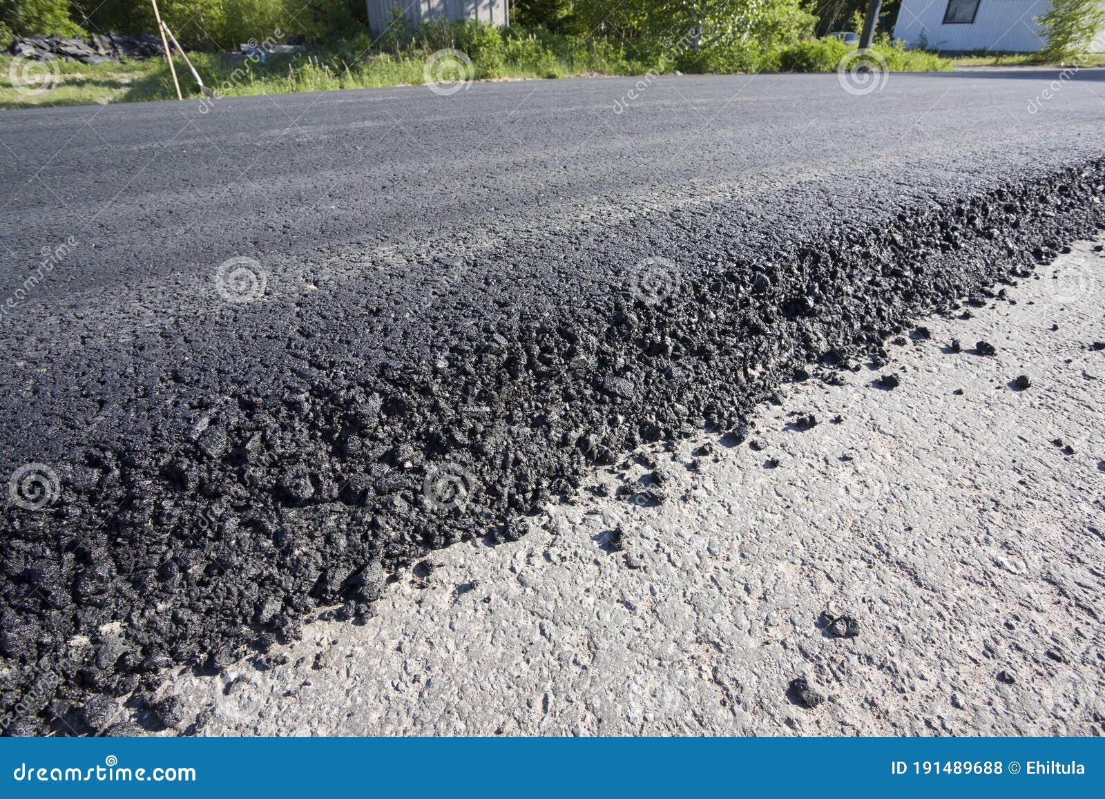 Tarmac layers close-up stock photo. Image of grey, fresh - 191489688