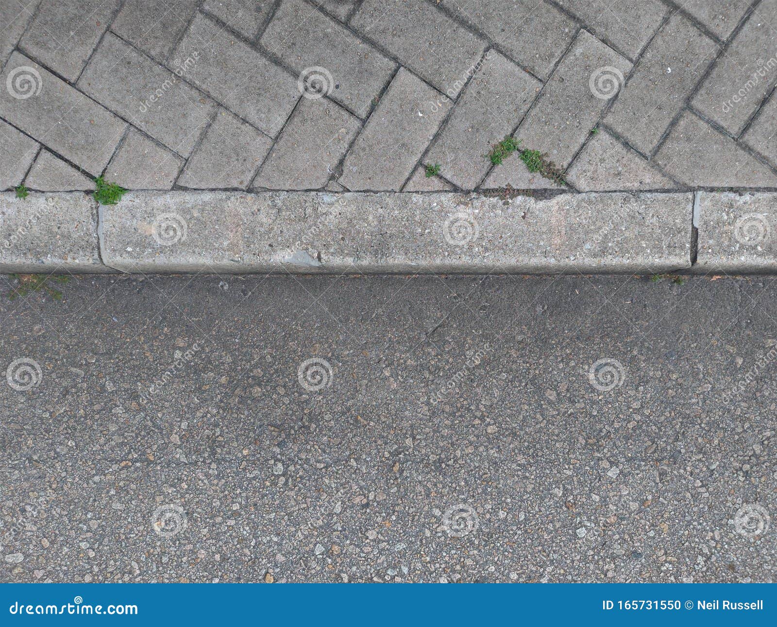 Tarmac and Brick stock photo. Image of background, abstract - 165731550