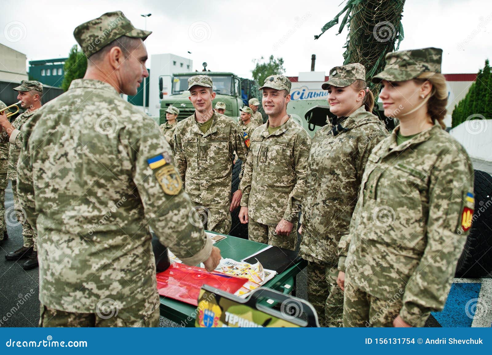 Tarnopol, Ukraine - August 08, 2019: Armed Forces of Ukraine Editorial ...
