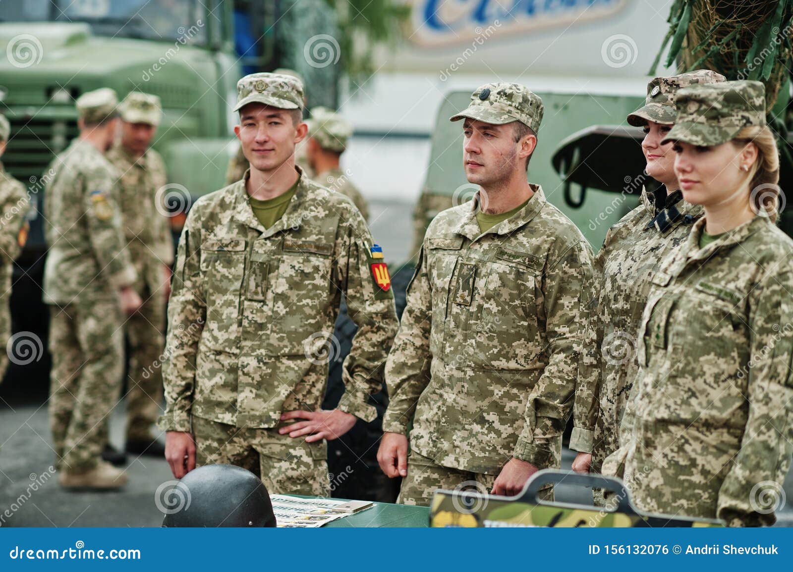 Tarnopol, Ukraine - August 08, 2019: Armed Forces of Ukraine Editorial ...
