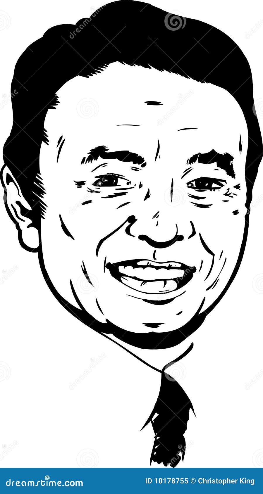 Taro Aso Portrait - Black and White Version Editorial Image ...