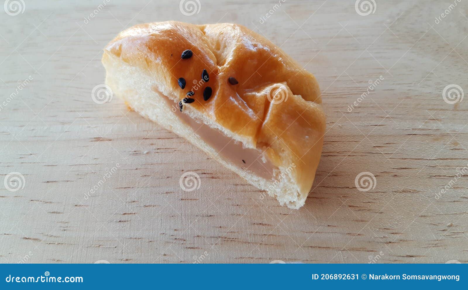 Taro filled on wood table. stock image. Image of leaf - 206892631