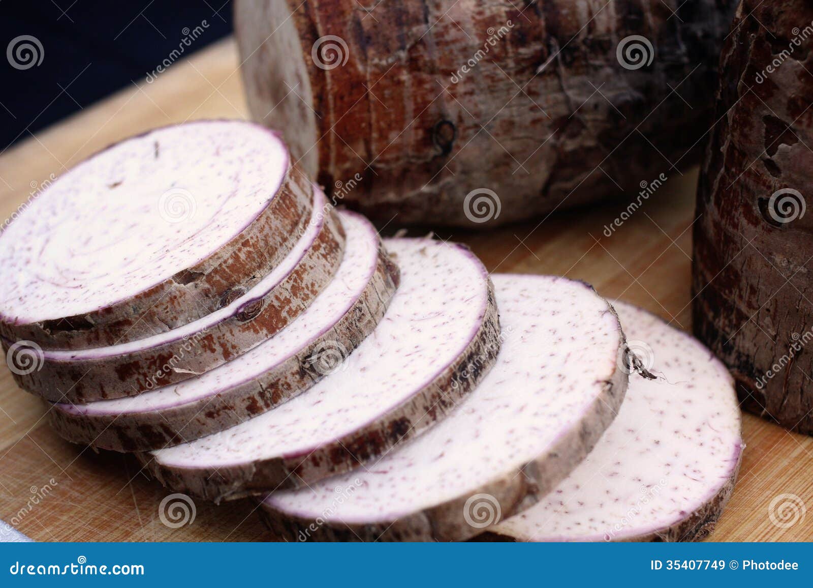 Taro stock image. Image of sliced, sections, agriculture - 35407749