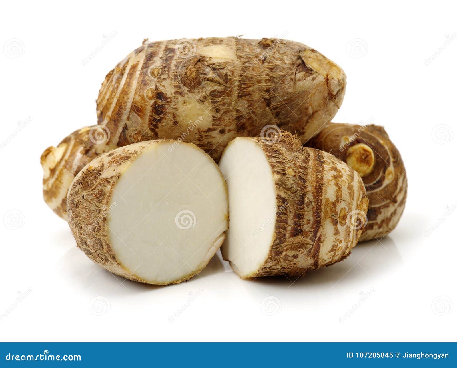 Taro Root stock image. Image of white, food, mature - 107285845