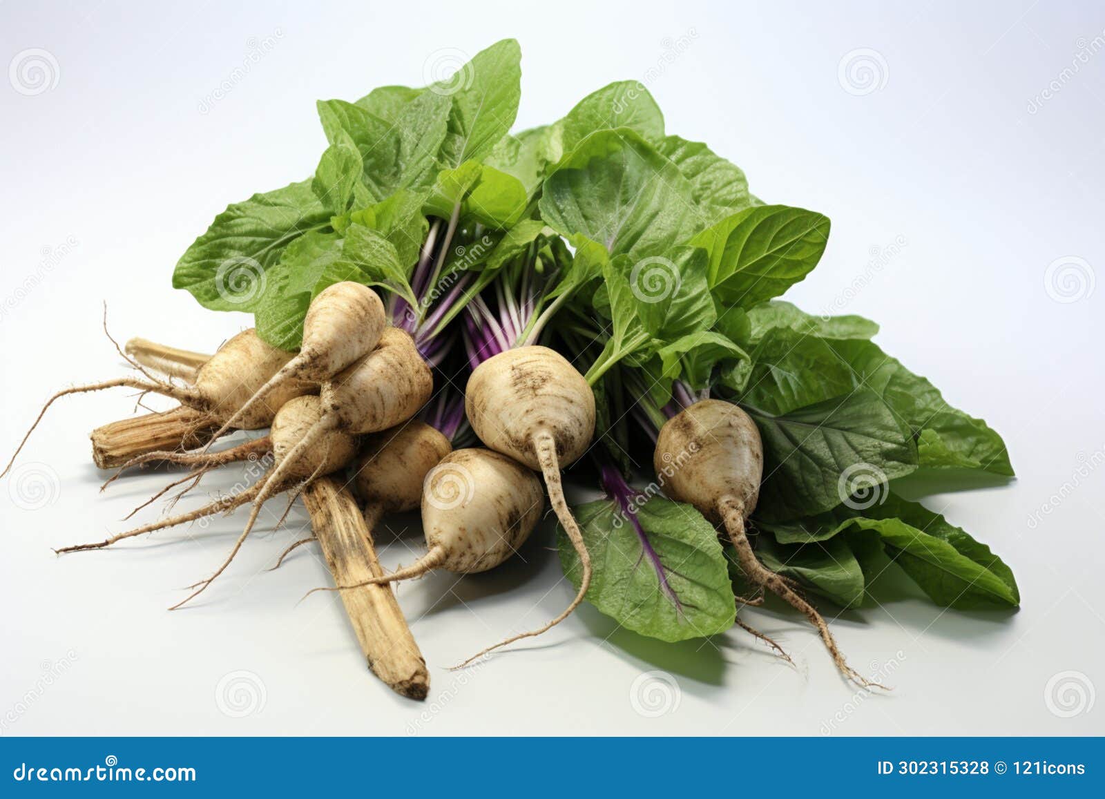 Taro Root, Leaf And Slices. Colocasia Esculenta. Hand Draw Sketch ...
