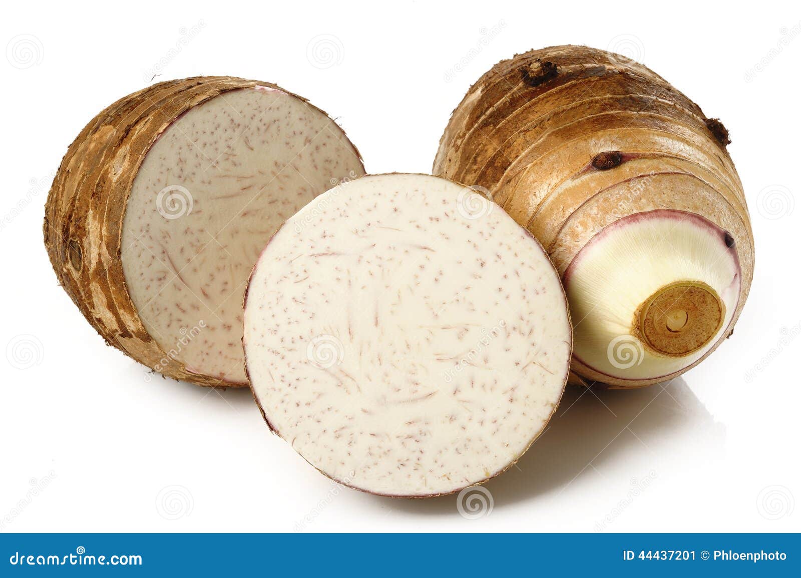 Taro Roots On White Stock Image | CartoonDealer.com #38951863