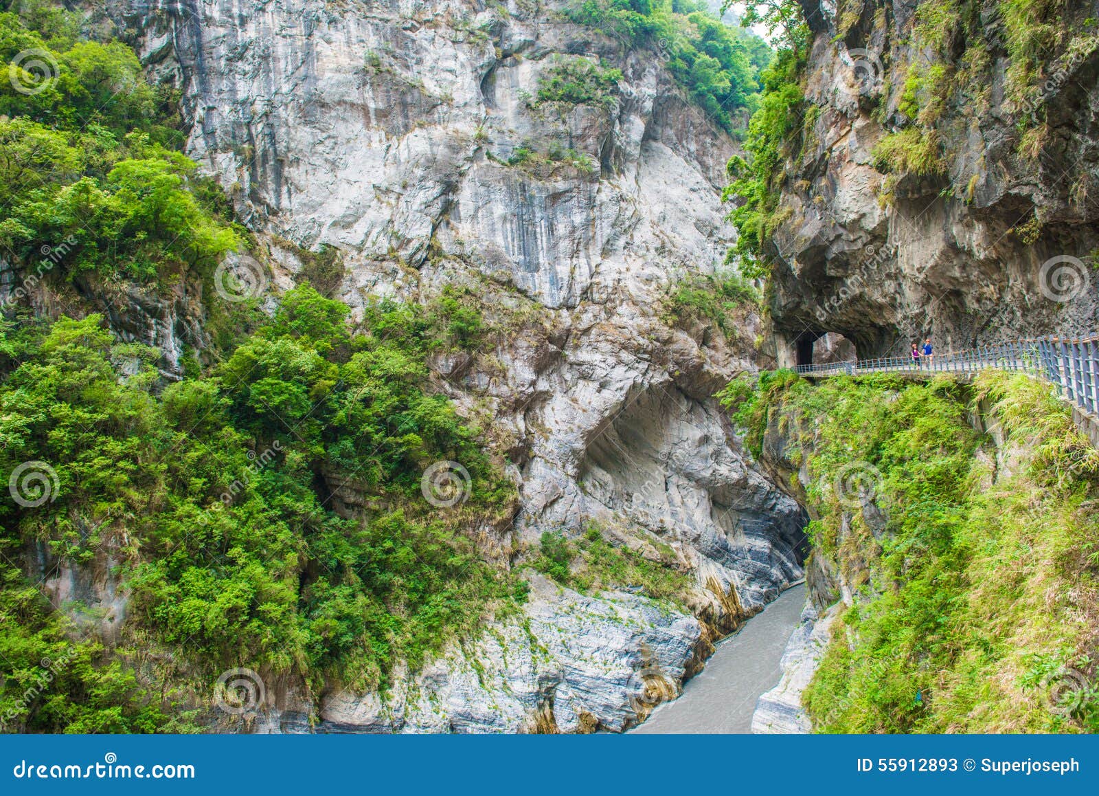 Taroko Gorge National Park stock image. Image of canyon - 55912893