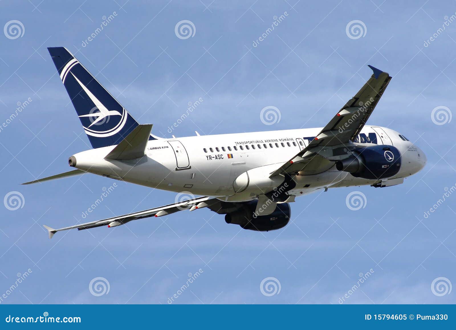 Tarom aircraft editorial image. Image of airliner, power - 15794605