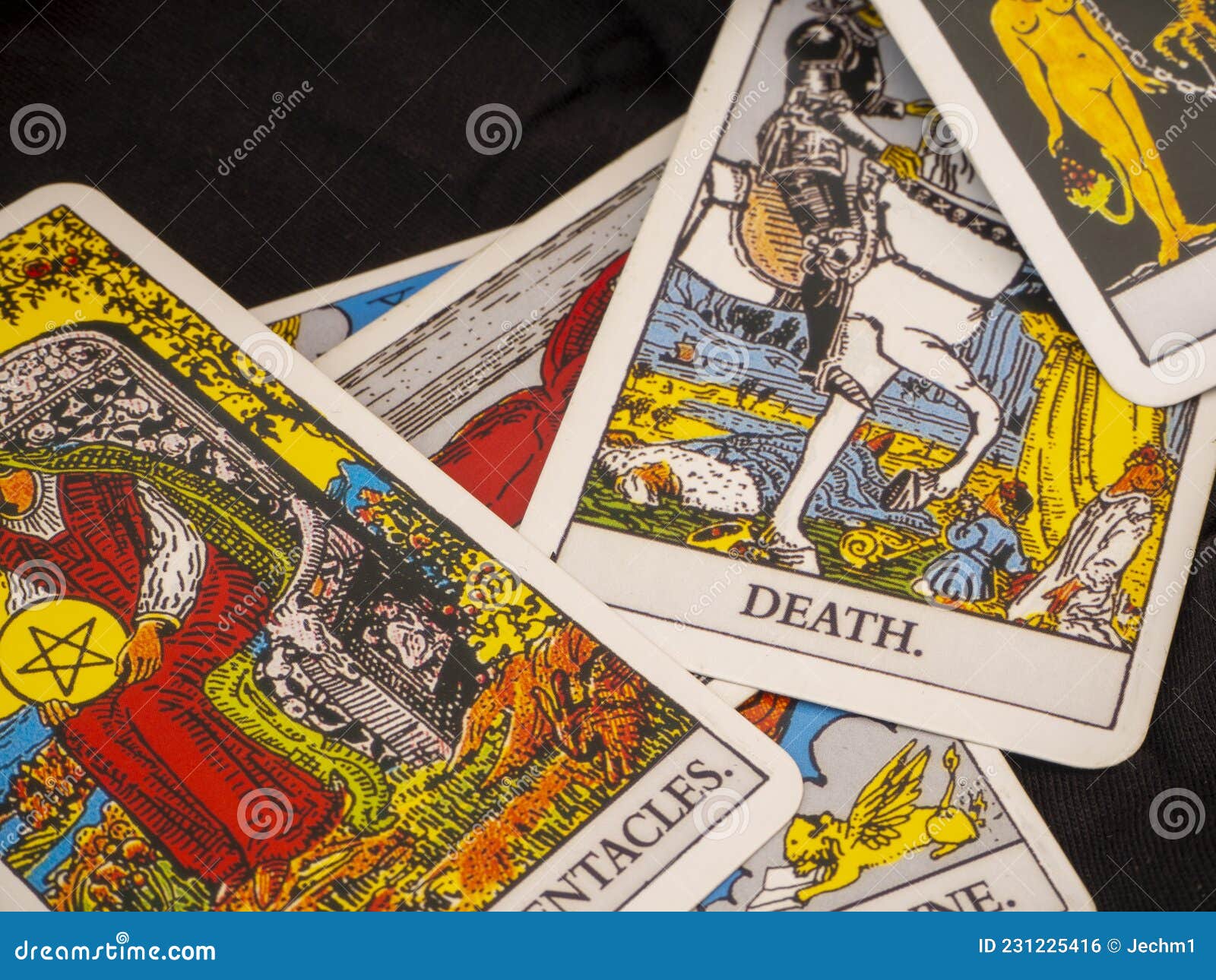 Tarot Cards. Tarot Cards for Divination of the Future and Spells Stock ...