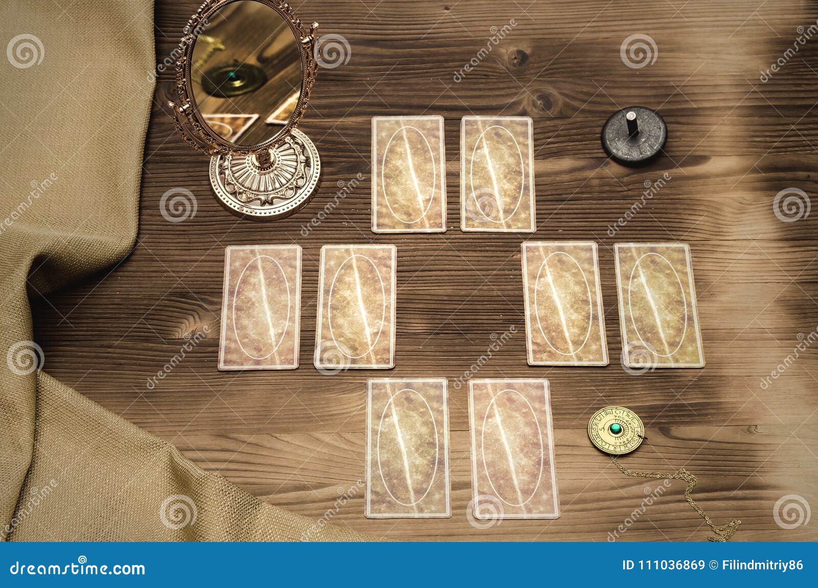 Tarot Cards. Future Reading. Fortune Teller. Stock Image - Image of ...
