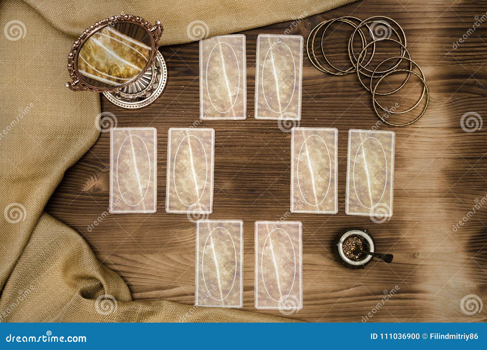 Tarot Cards. Future Reading. Fortune Teller. Stock Photo - Image of ...