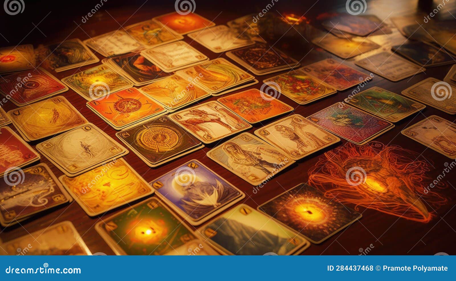 Tarot Cards For Predict The Future. Gypsy Card. Generative Ai Royalty ...