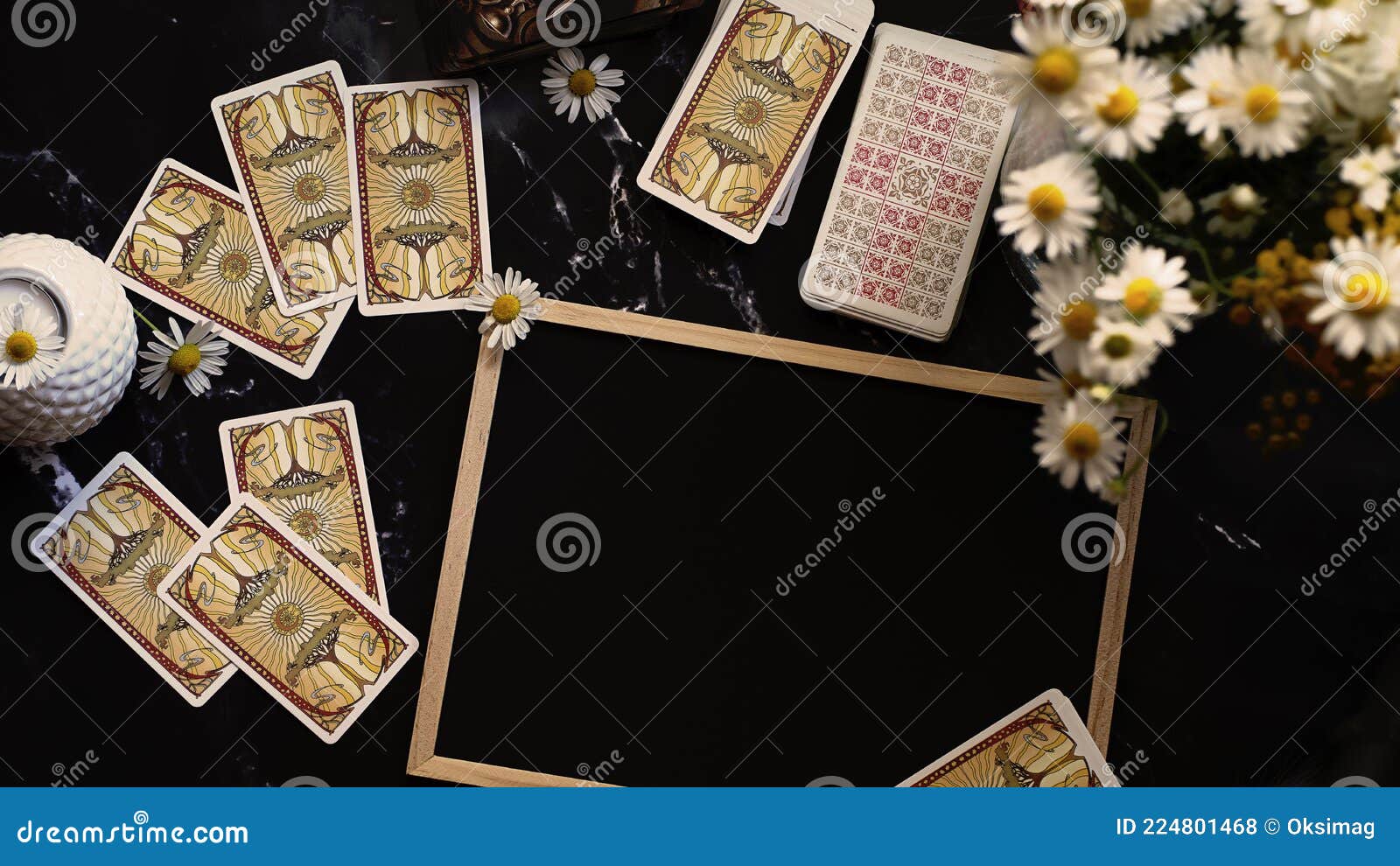 Tarot Cards on the Table, Fortune Telling and Predictions with Copy ...
