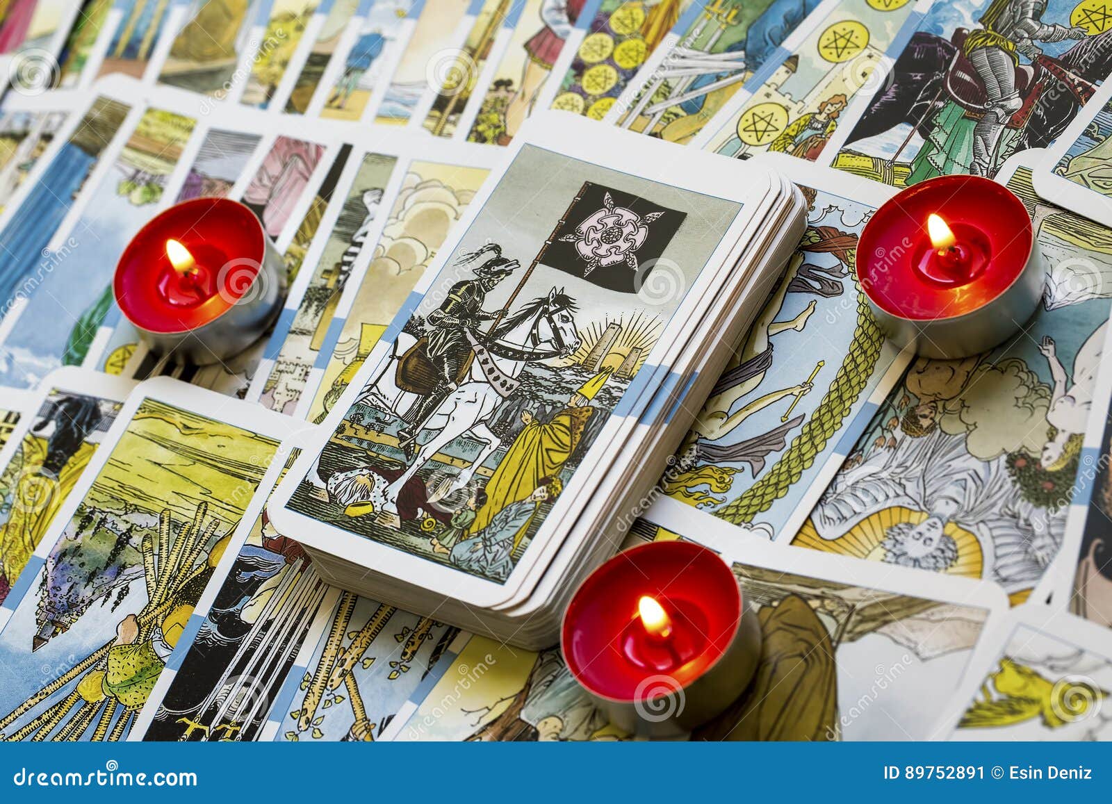 Tarot Cards stock image. Image of cast, prediction, fortune - 89752891