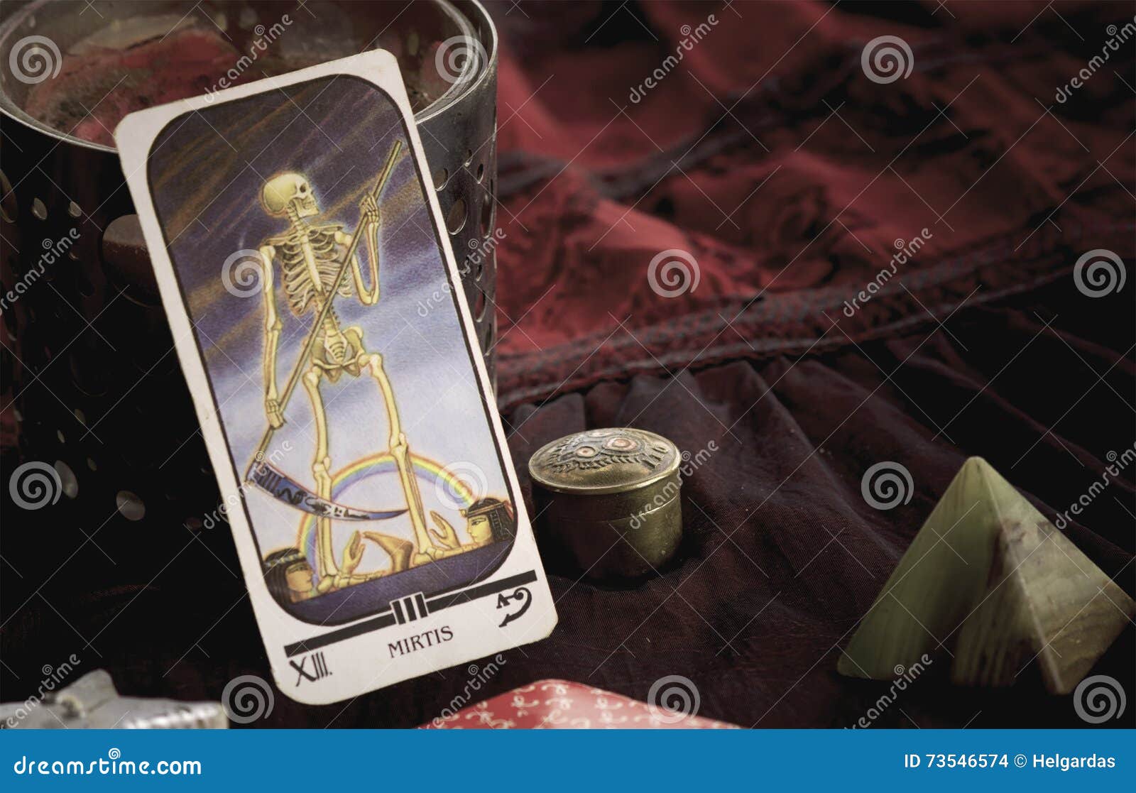 Tarot death card stock photo. Image of death, major, astrology - 73546574