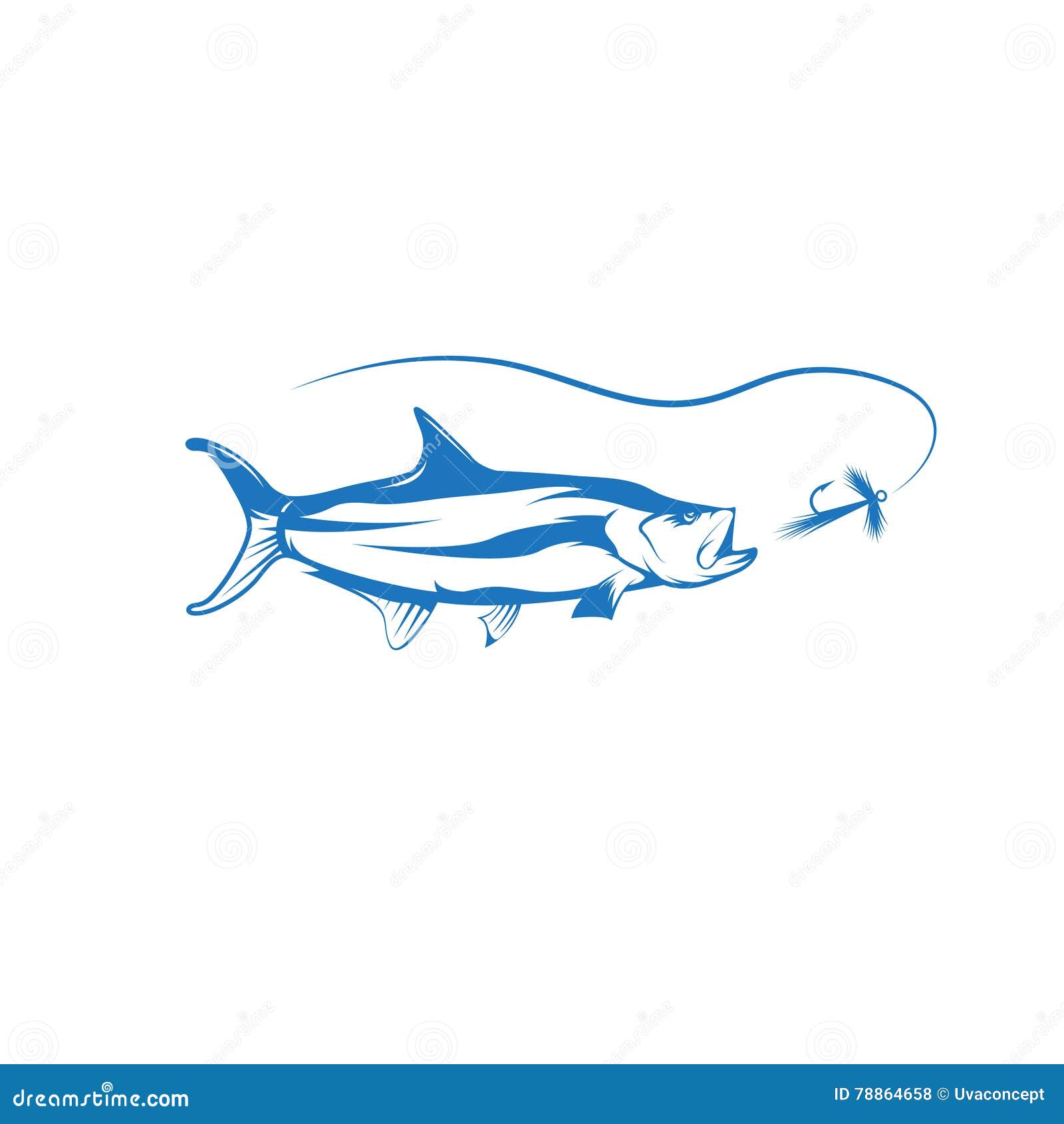 Tarpon Fish Vector Illustration Transparent Background | CartoonDealer ...