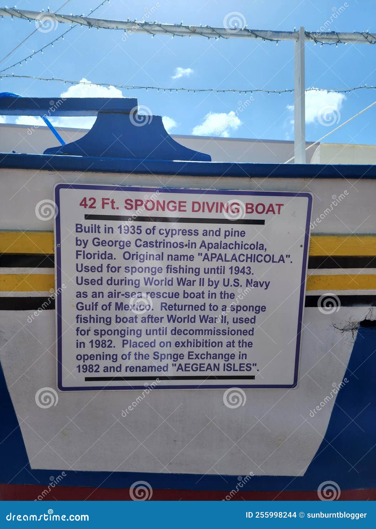 Tarpon Springs Sponge Docks Florida Editorial Stock Image - Image of ...