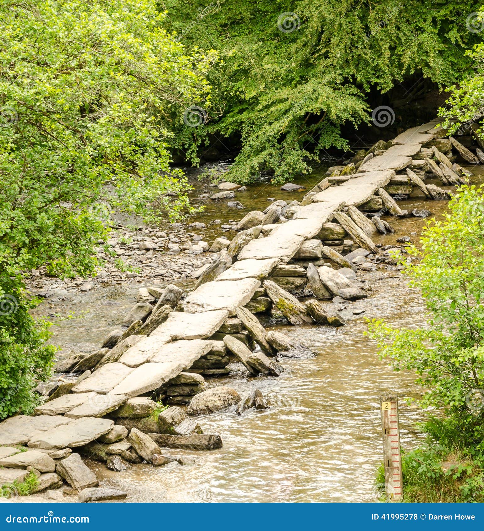 Tarr Steps Exmoor stock photo. Image of clapper, water - 41995278