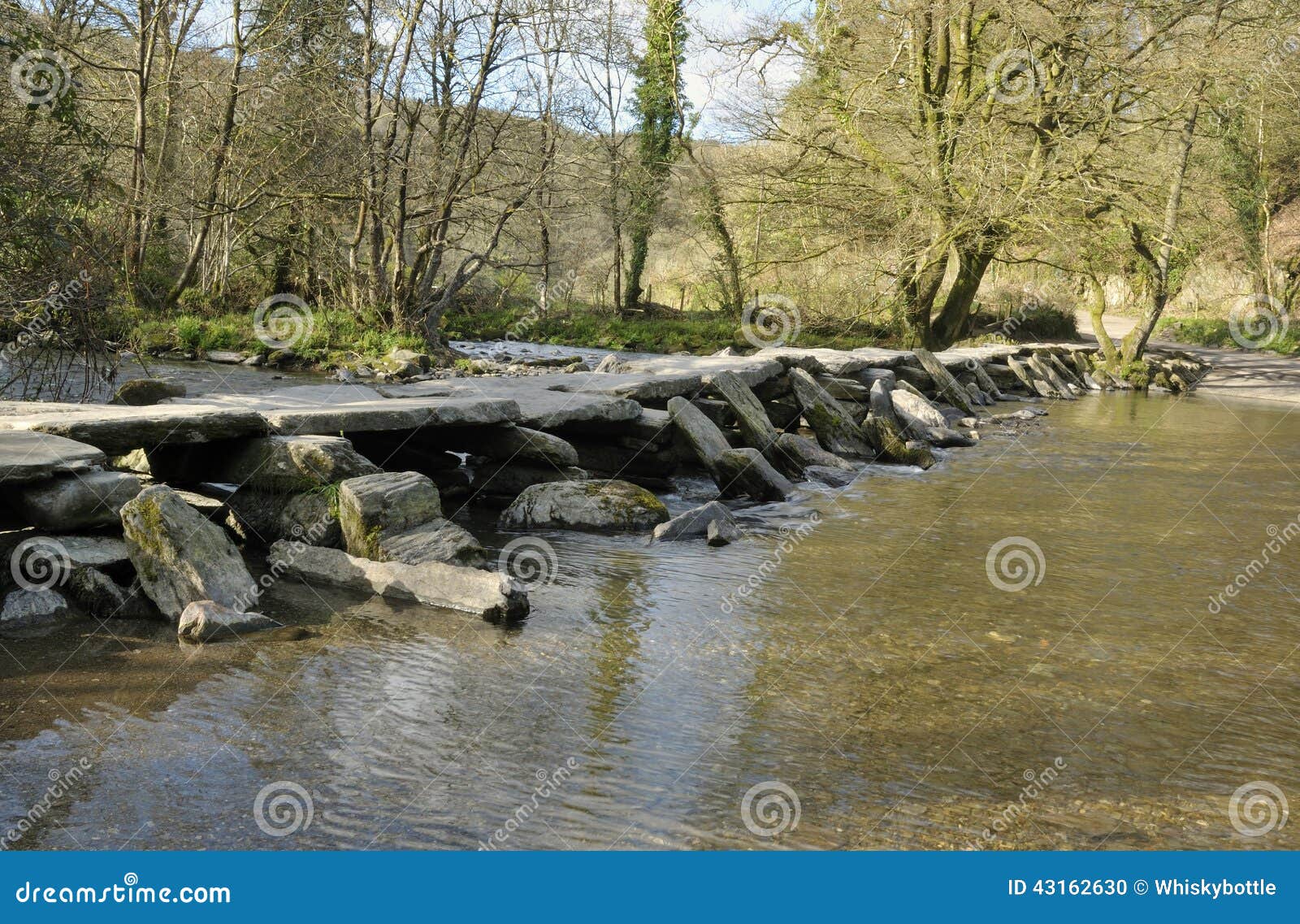 Tarr Steps & River Barle Stock Photo - Image of moor, ancient: 43162630