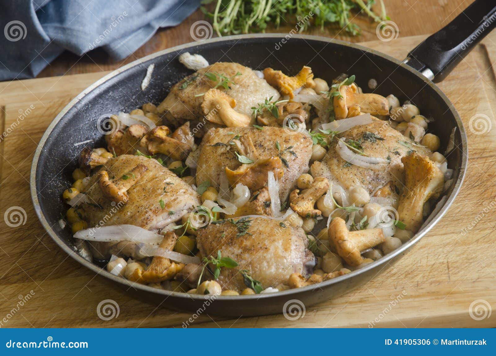 Tarragon chicken stock photo. Image of fresh, onion, thigh - 41905306