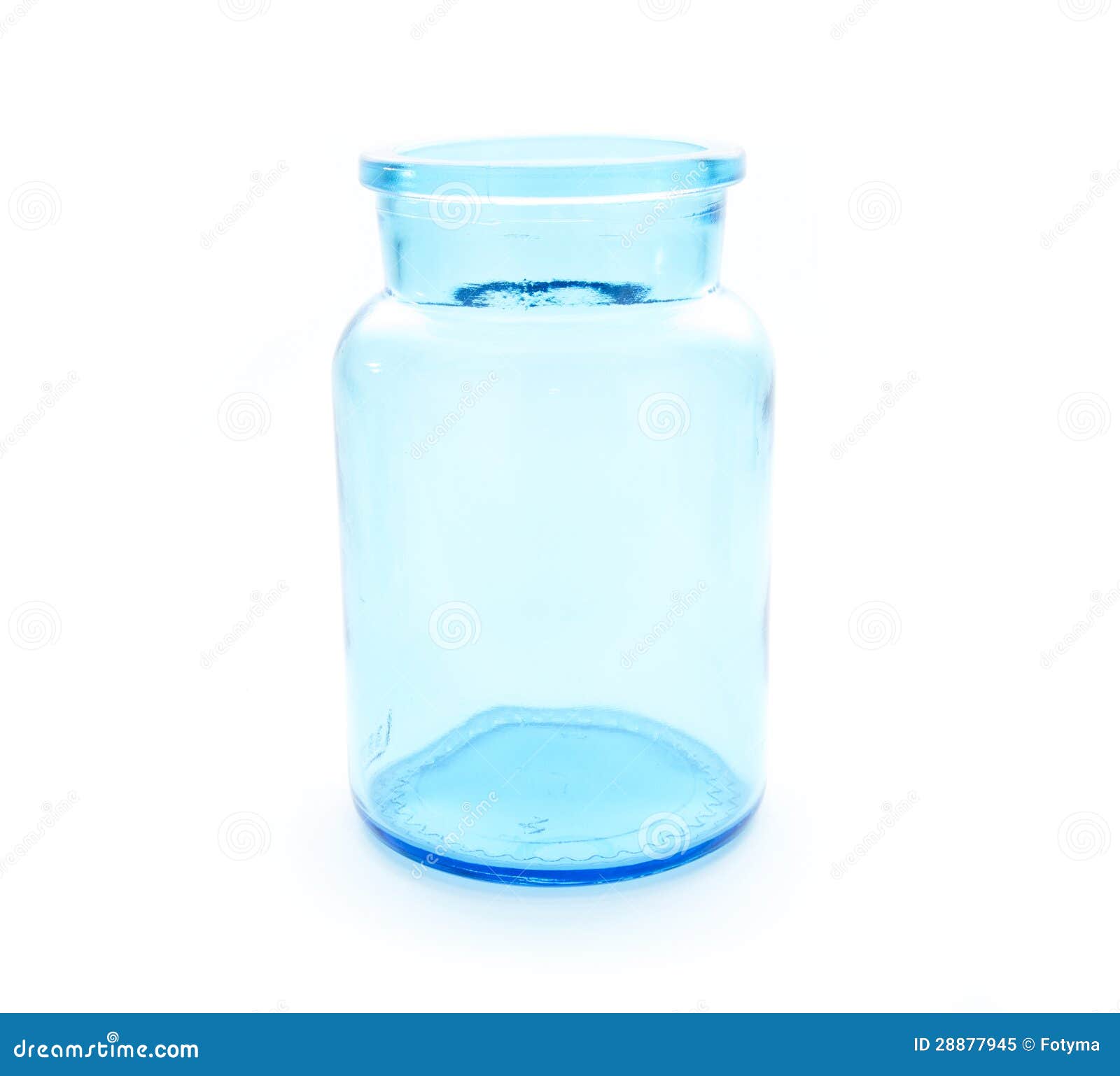 Tarro azul imagen de archivo. Imagen de blanco, aislado - 28877945