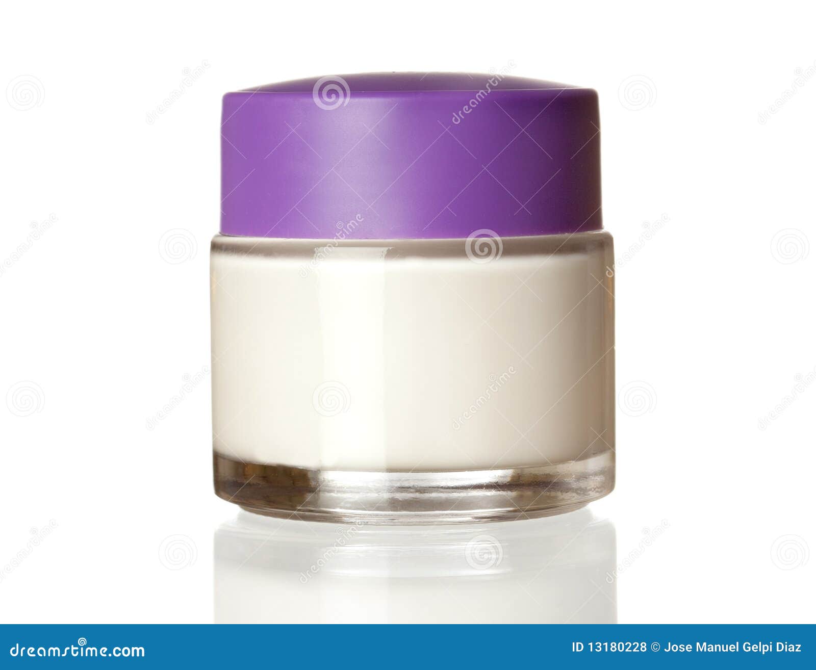 Tarro de crema de cara foto de archivo. Imagen de cristal - 13180228