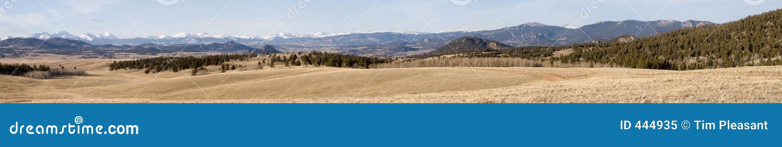 Tarryall panorama 1 stock image. Image of nature, winter - 444935