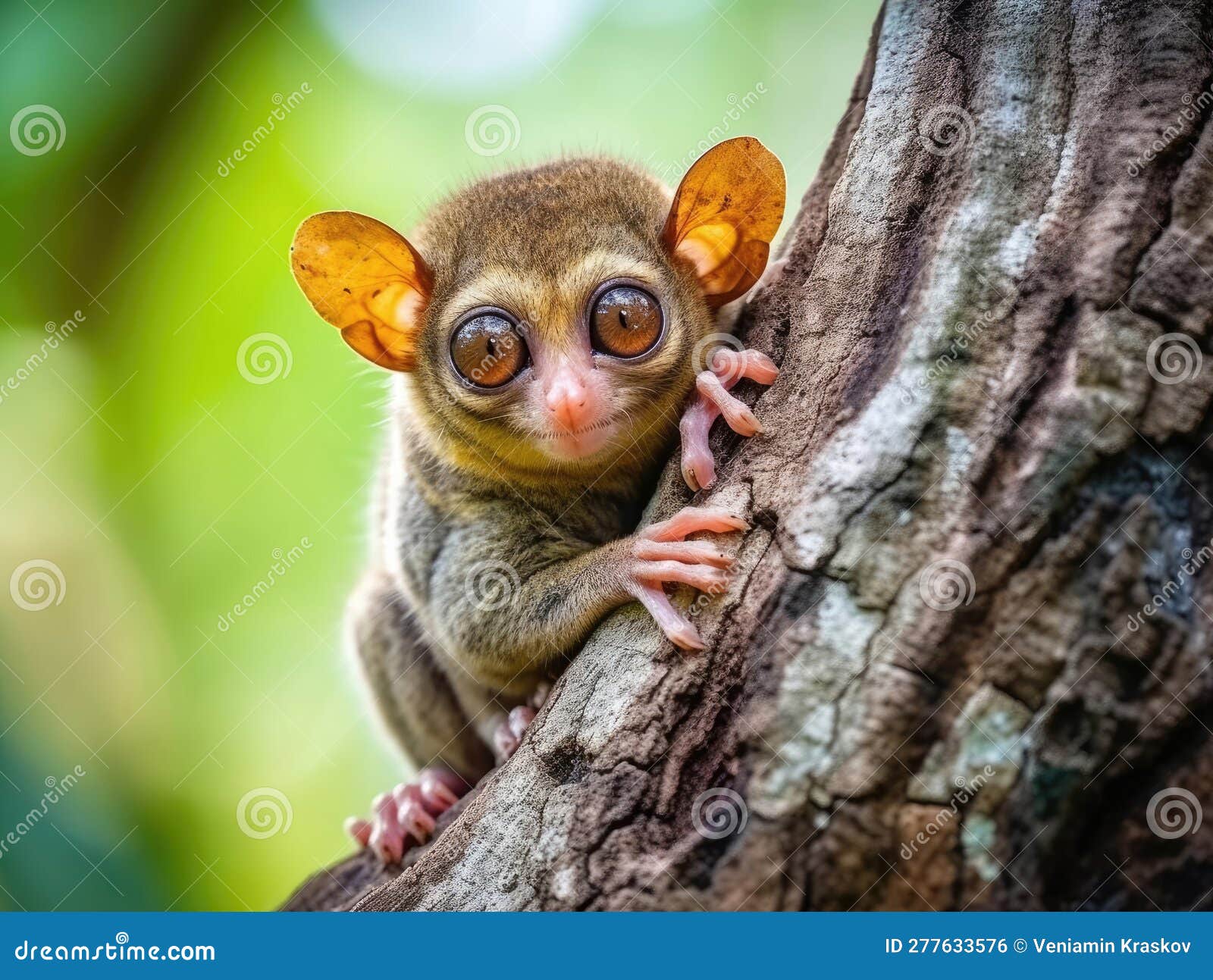 Tarsius Tarsier Sketch, Hand Drawn Vector Illustration | CartoonDealer ...