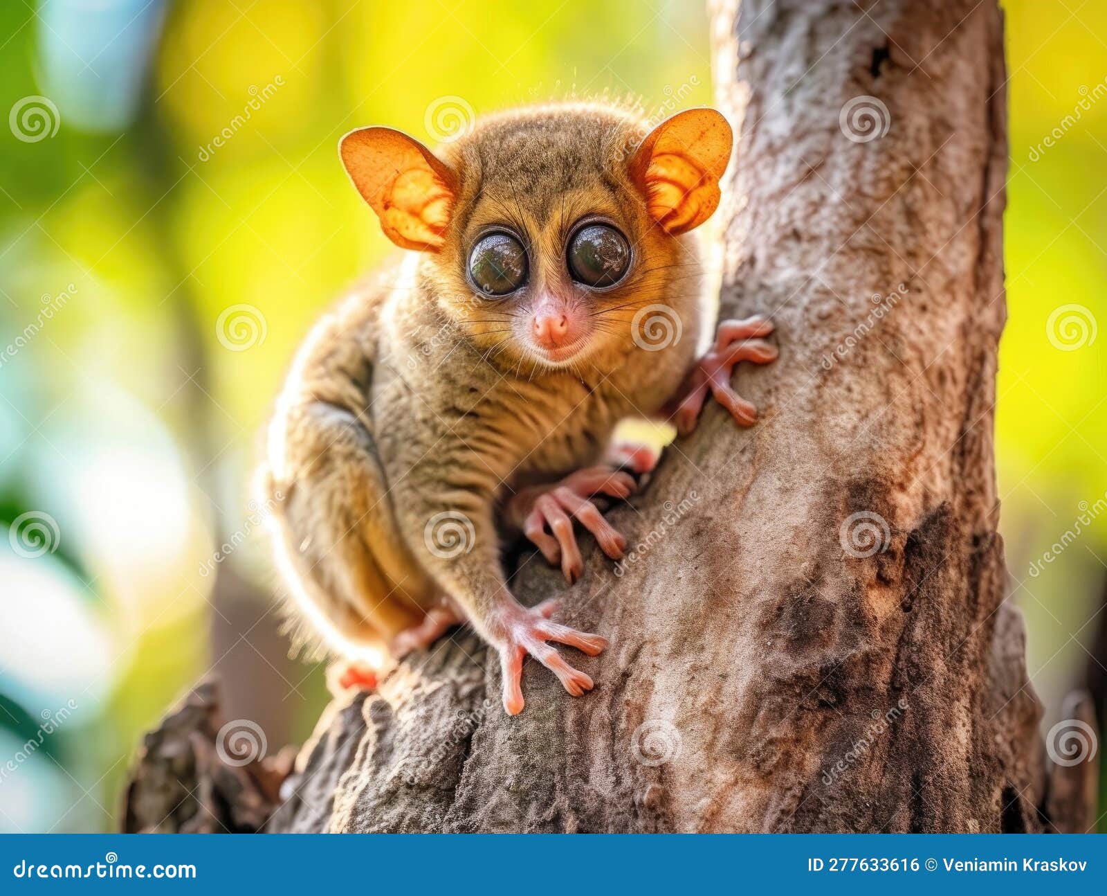 Tarsius Tarsier Sketch, Hand Drawn Vector Illustration | CartoonDealer ...