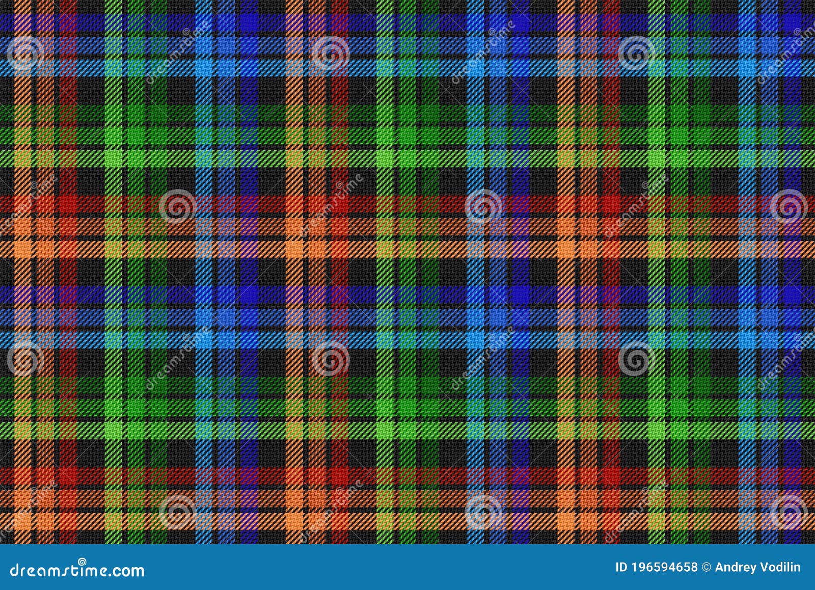 Modern Neon Rgb Tartan Traditional Clan Ornament Repeatable Pattern ...
