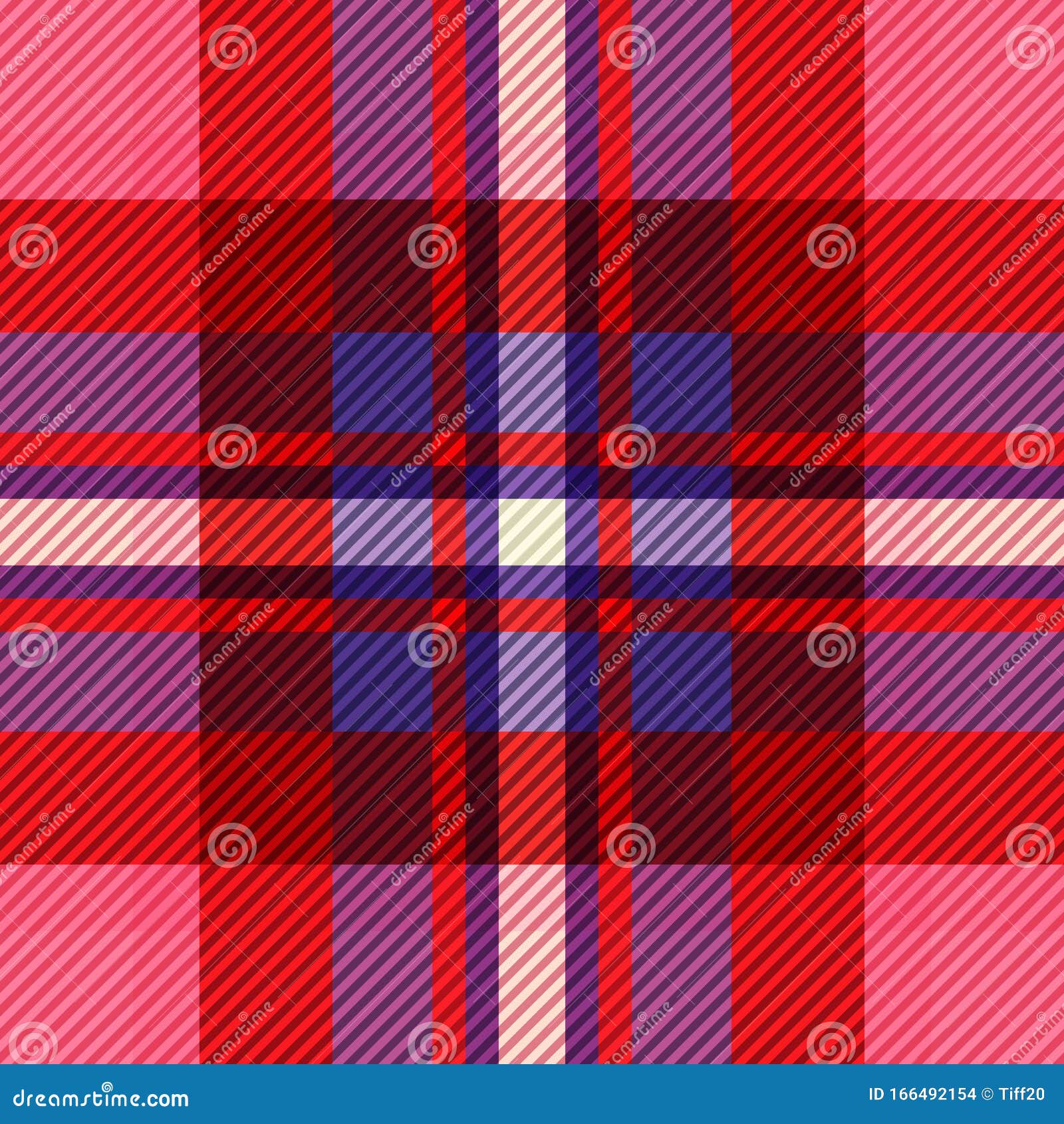 Tartan fabric texture stock vector. Illustration of cloth - 166492154