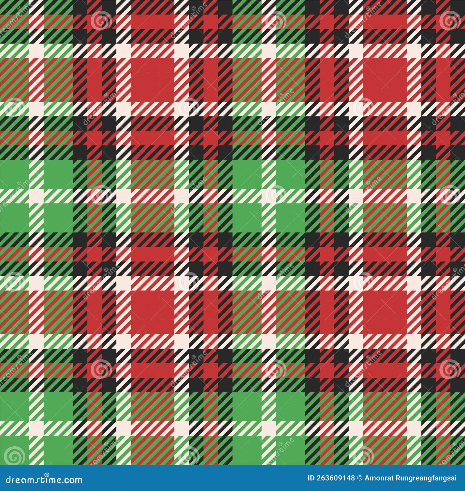 Tartan or Madras, Xmas Plaid Pattern Vector Stock Vector - Illustration ...