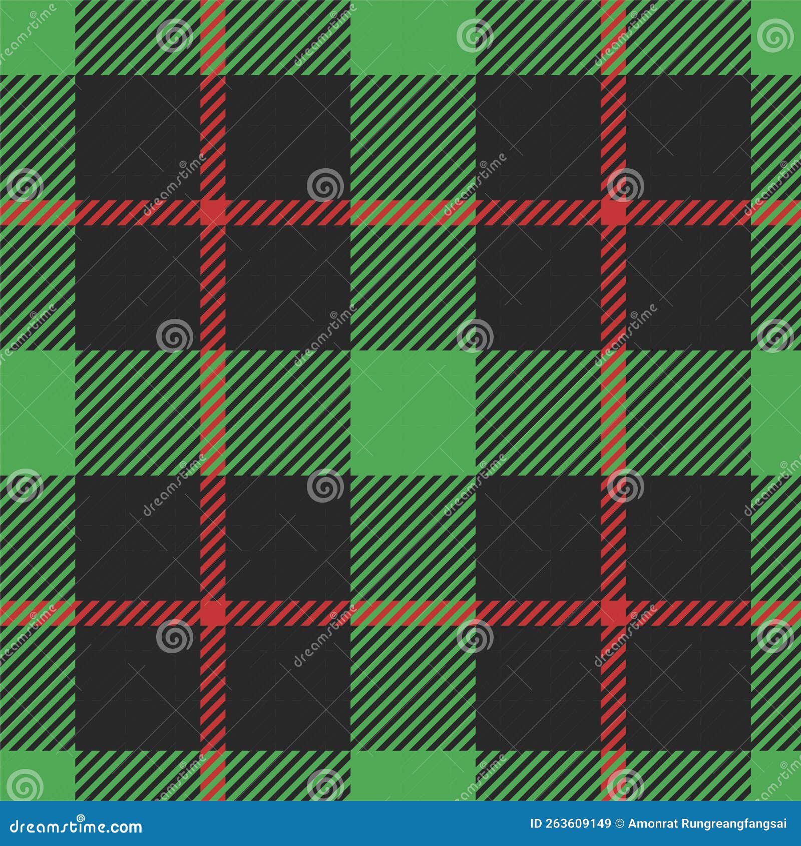 Tartan or Madras, Xmas Plaid Pattern Vector Stock Vector - Illustration ...