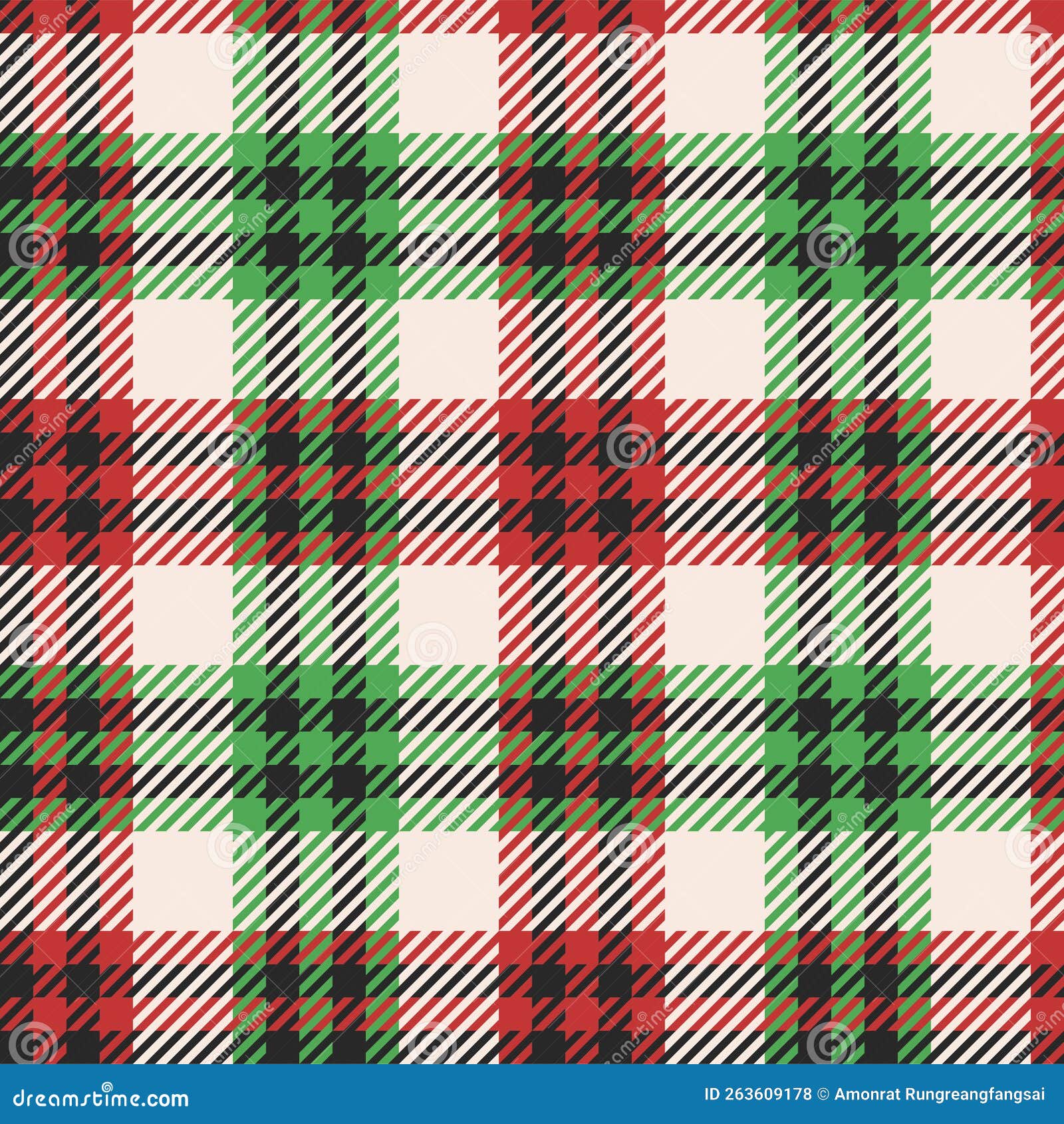 Tartan or Madras, Xmas Plaid Pattern Vector Stock Vector - Illustration ...