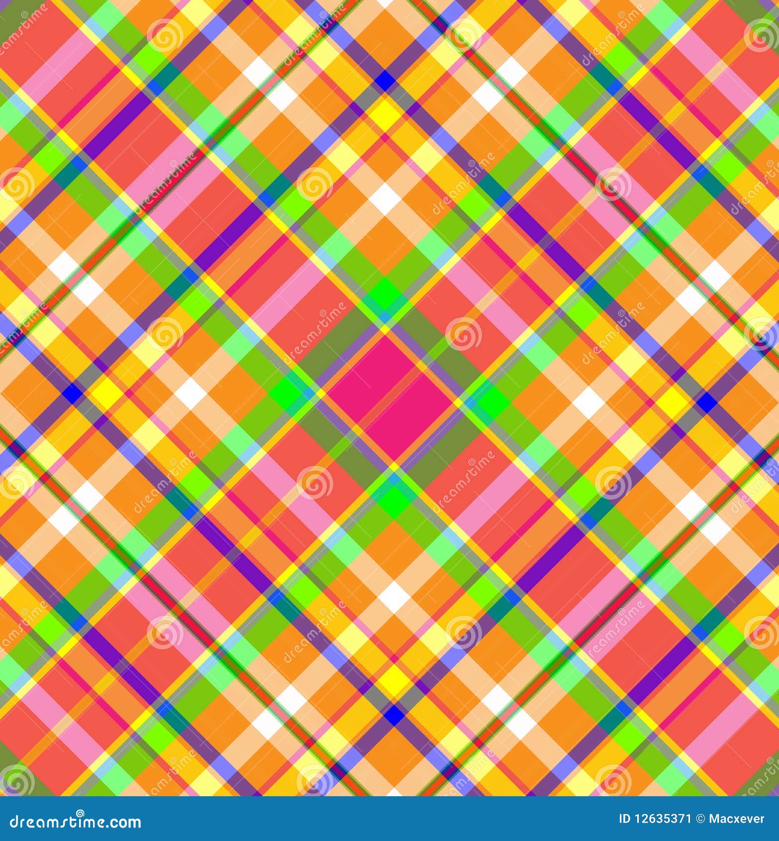 Red Plaid Fabric Texture Seamless Pattern Cartoon Vector ...