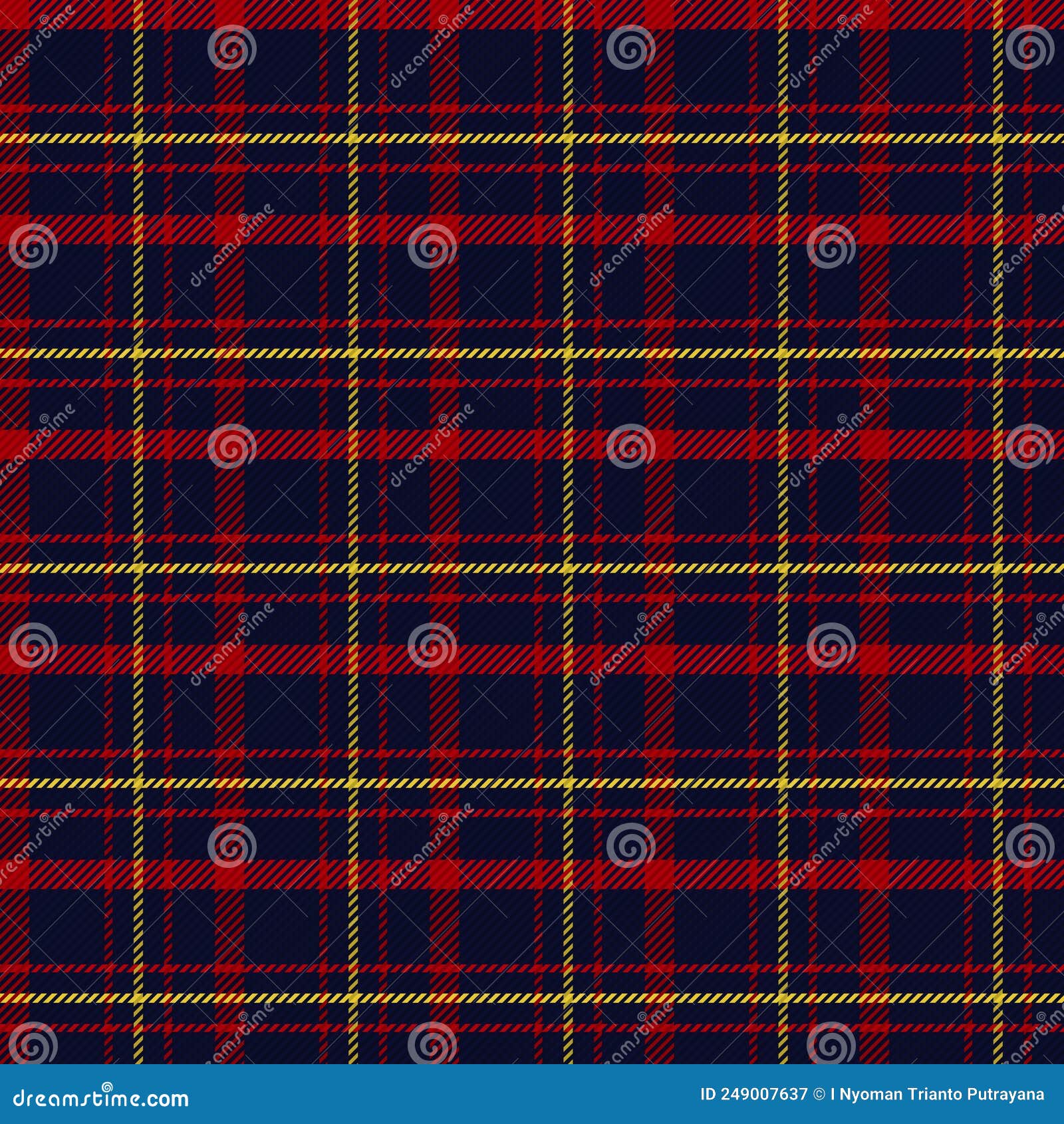 Tartan Plaid Pattern with Texture. Stock Vector - Illustration of retro ...