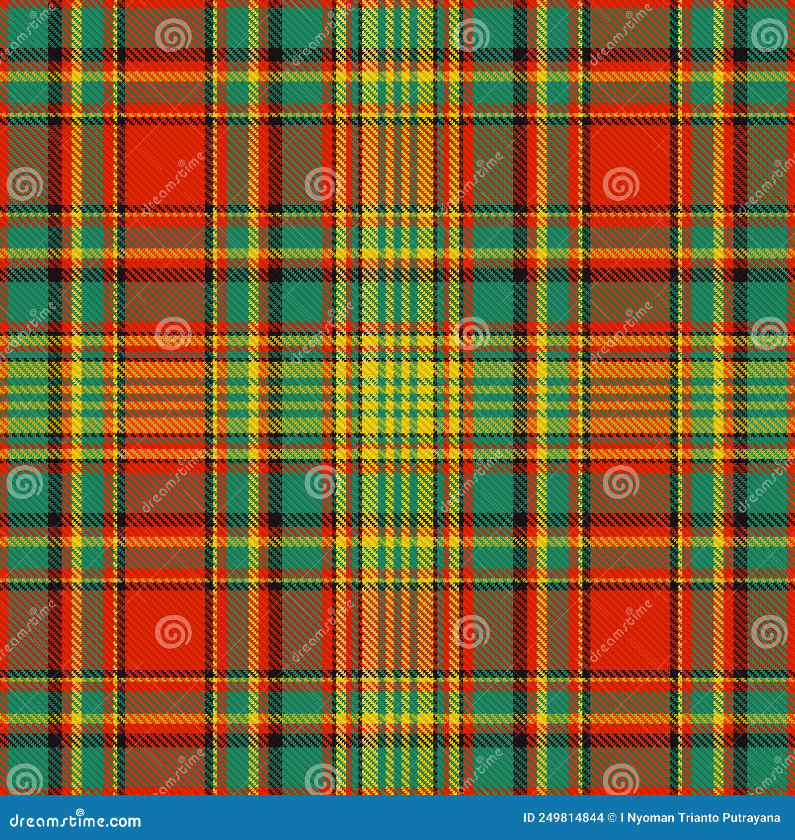 Tartan Plaid Pattern with Texture. Stock Vector - Illustration of ...