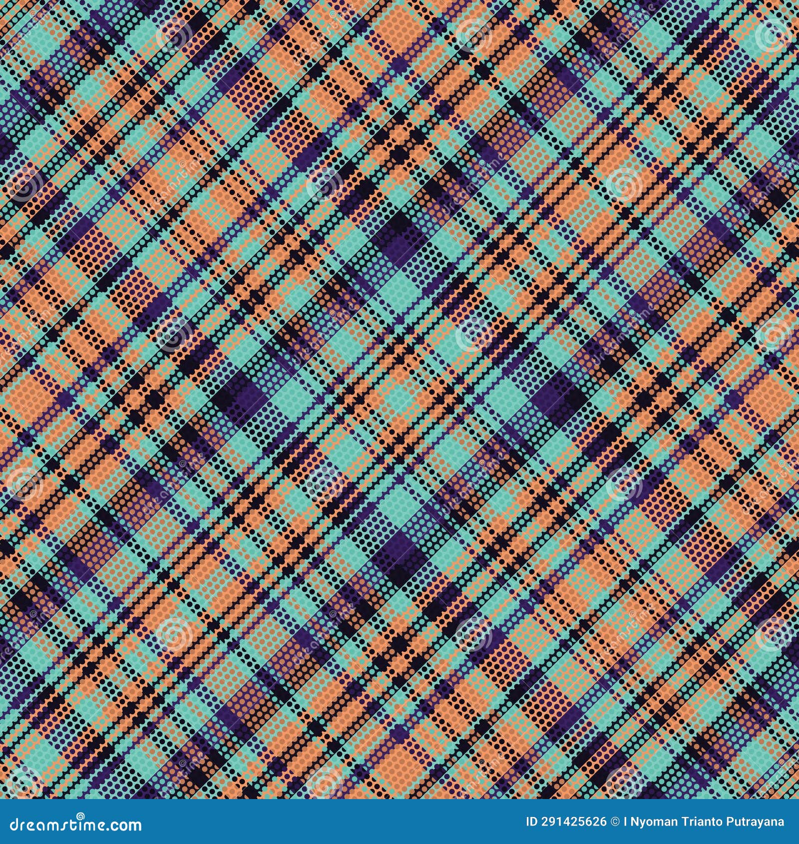 Tartan Plaid Pattern with Texture. Stock Illustration - Illustration of ...