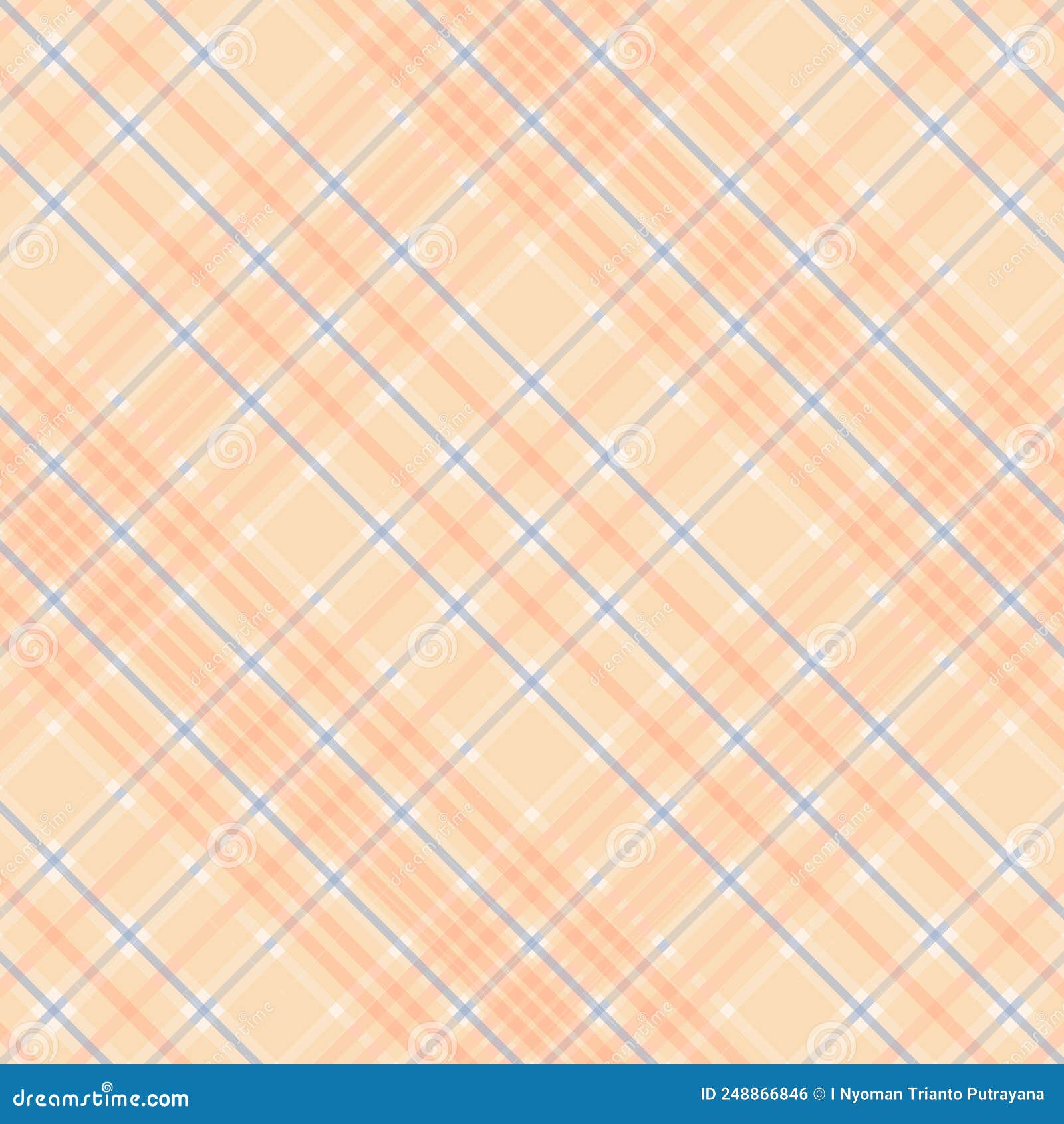 Tartan Plaid Pattern with Texture and Warm Color. Stock Vector ...