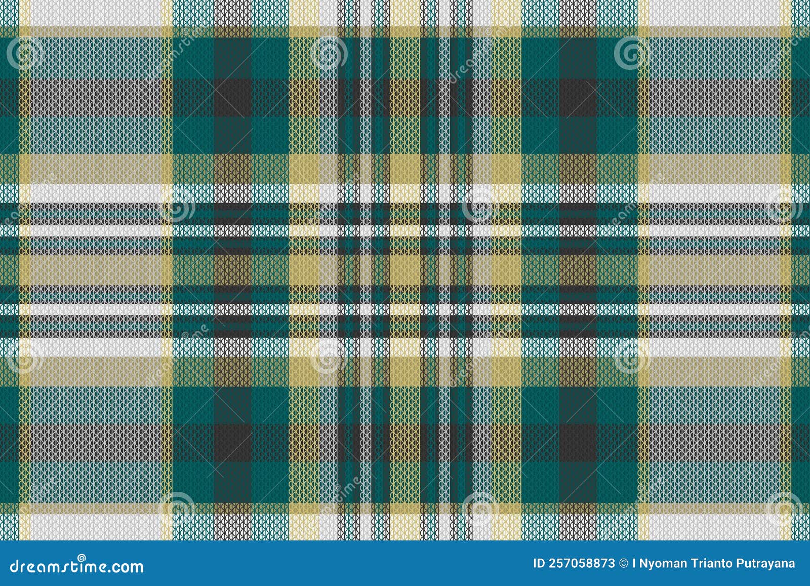 Tartan or Plaid Vintage Color Pattern. Stock Vector - Illustration of ...